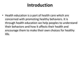 Introduction to Health education.pptx