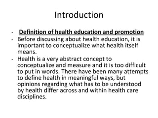 Introduction to Health education.pptx