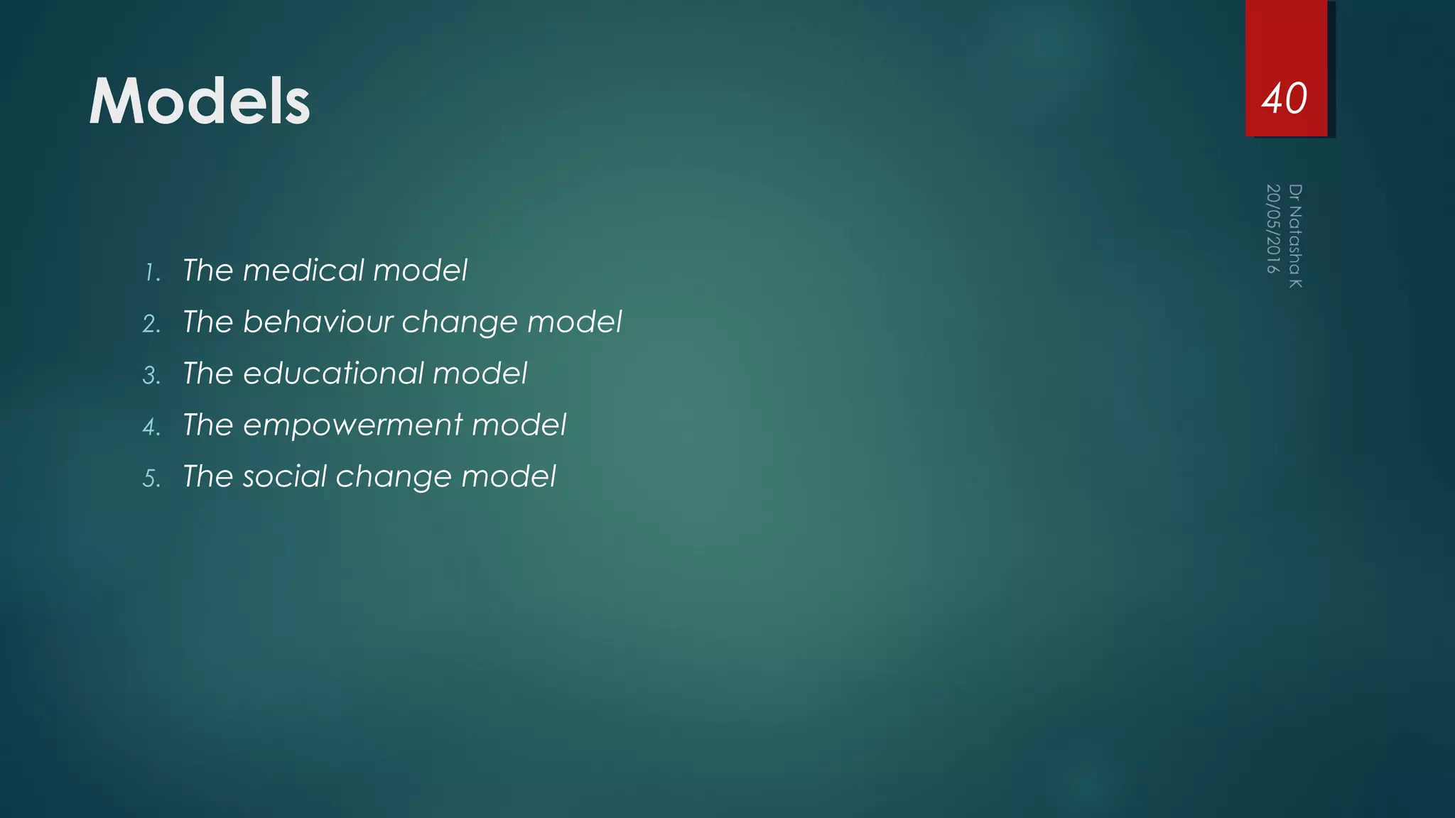 Introduction to health promotion | PPT