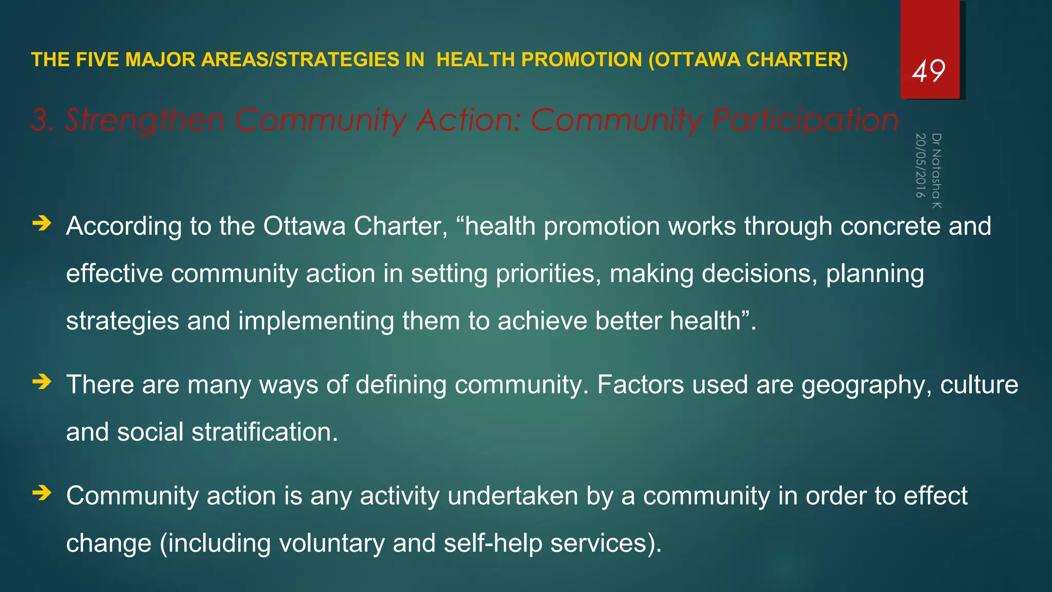 Introduction to health promotion | PPT