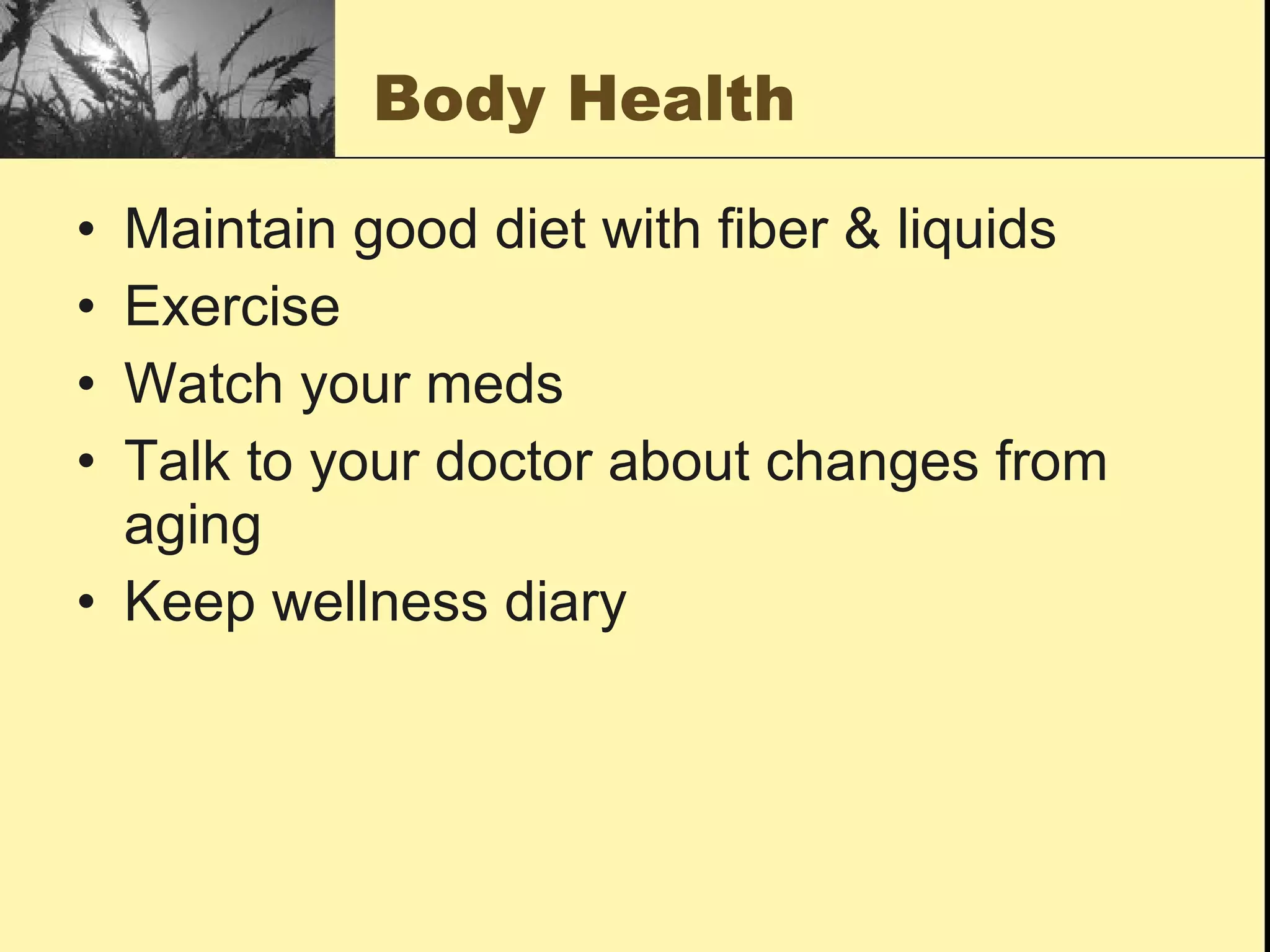 Introduction To Healthy Living | PPT