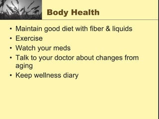 Introduction To Healthy Living | PPT