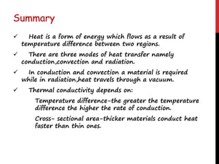 Introduction to heat transfer | PPTX