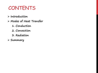 Introduction to heat transfer | PPTX