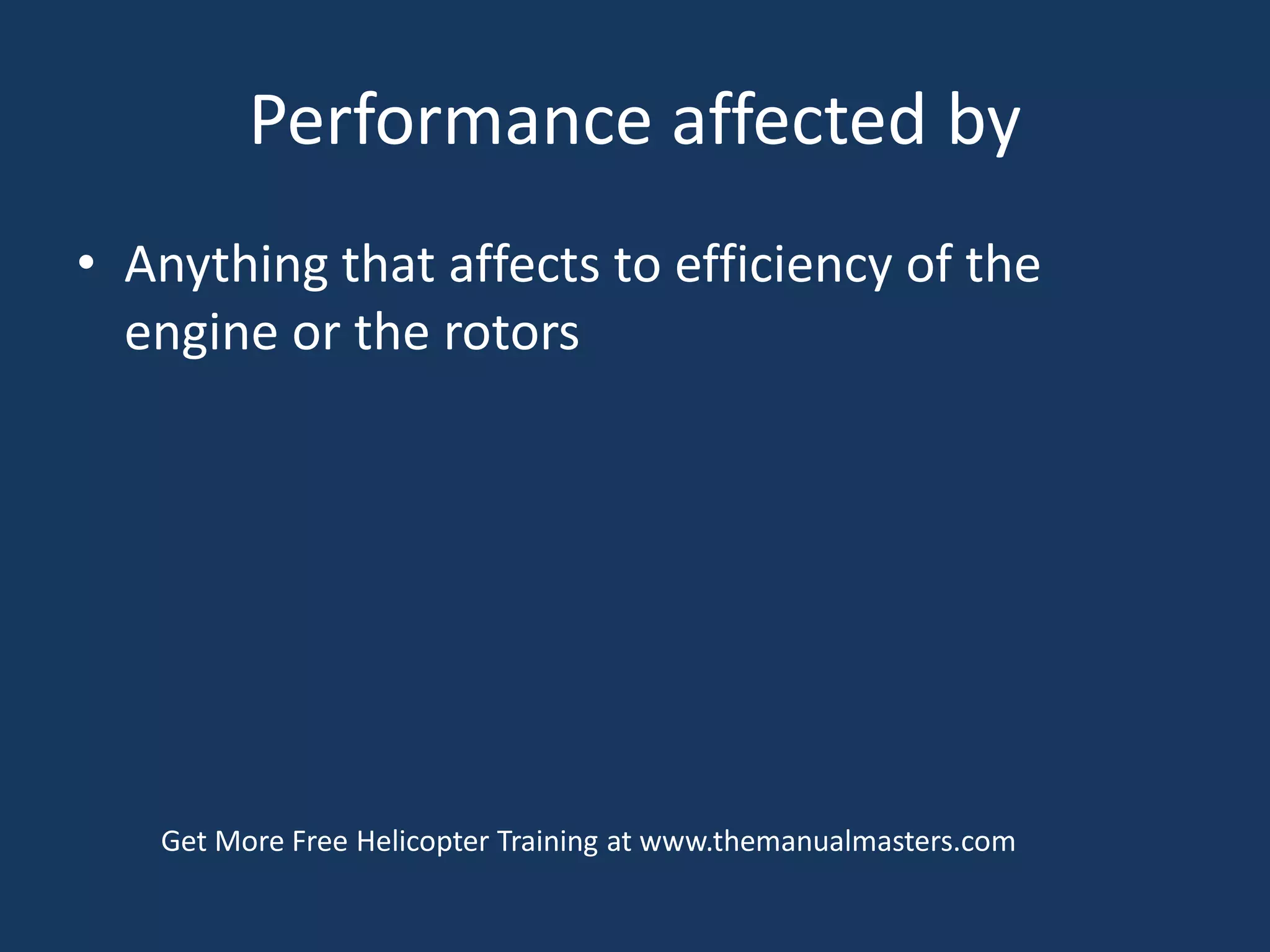 Introduction to helicopter performance pup | PDF
