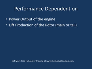Introduction to helicopter performance pup | PDF
