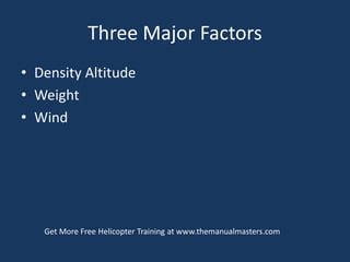 Introduction to helicopter performance pup | PDF