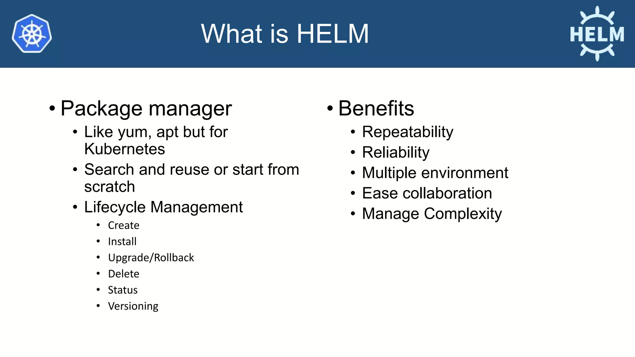 Introduction to helm | PPTX