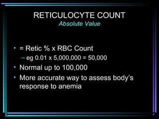 Introduction to hematology | PPT