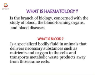 Introduction to hematology | PPT