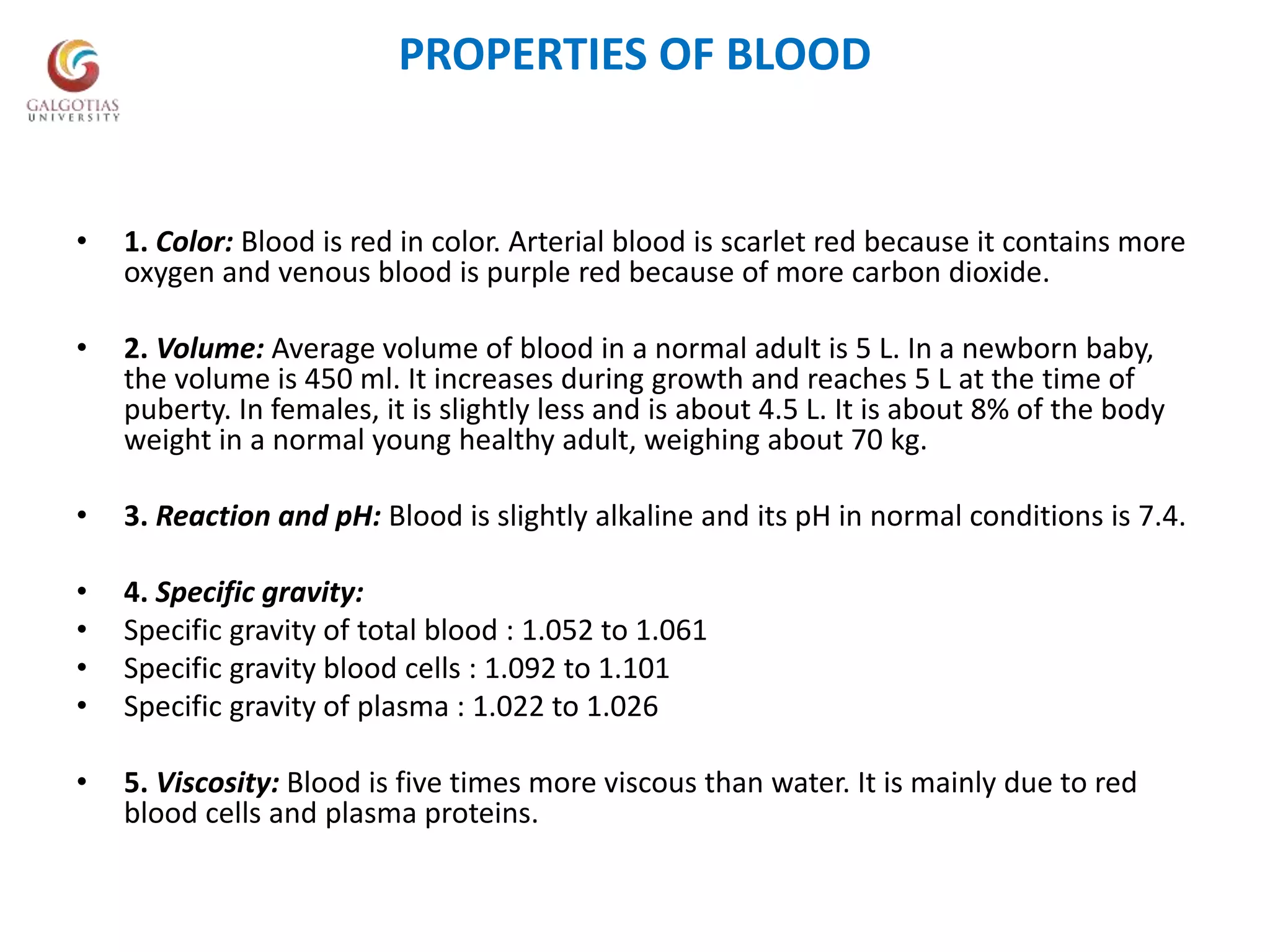 Introduction to hematology | PPTX