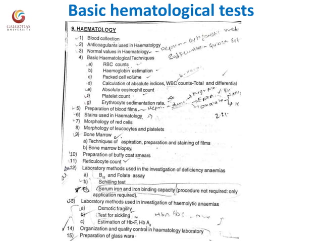 Introduction to hematology | PPTX