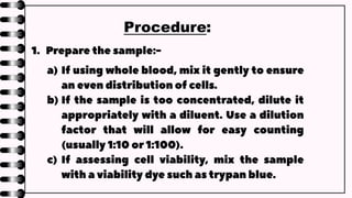 Introduction to hemocytometry HAP Practical.pptx