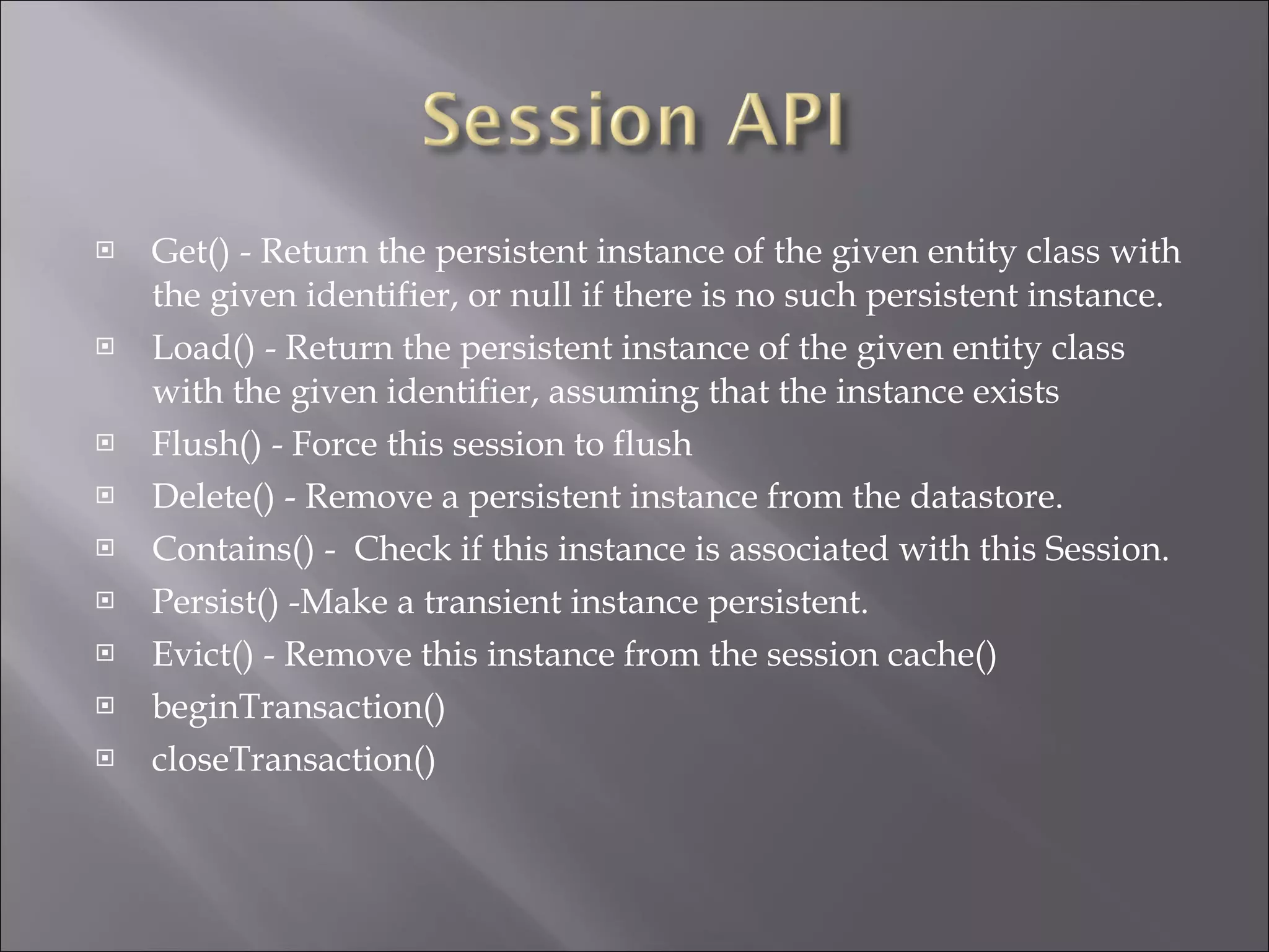 Introduction To Hibernate Ppt Databases Computer Software And