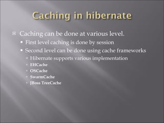Introduction to hibernate | PPT | Databases | Computer Software and Applications
