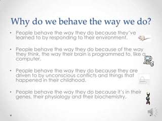 Introduction to higher psychology | PPTX