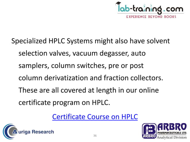 Introduction to High Performance Liquid Chromatography (HPLC) | PPTX ...