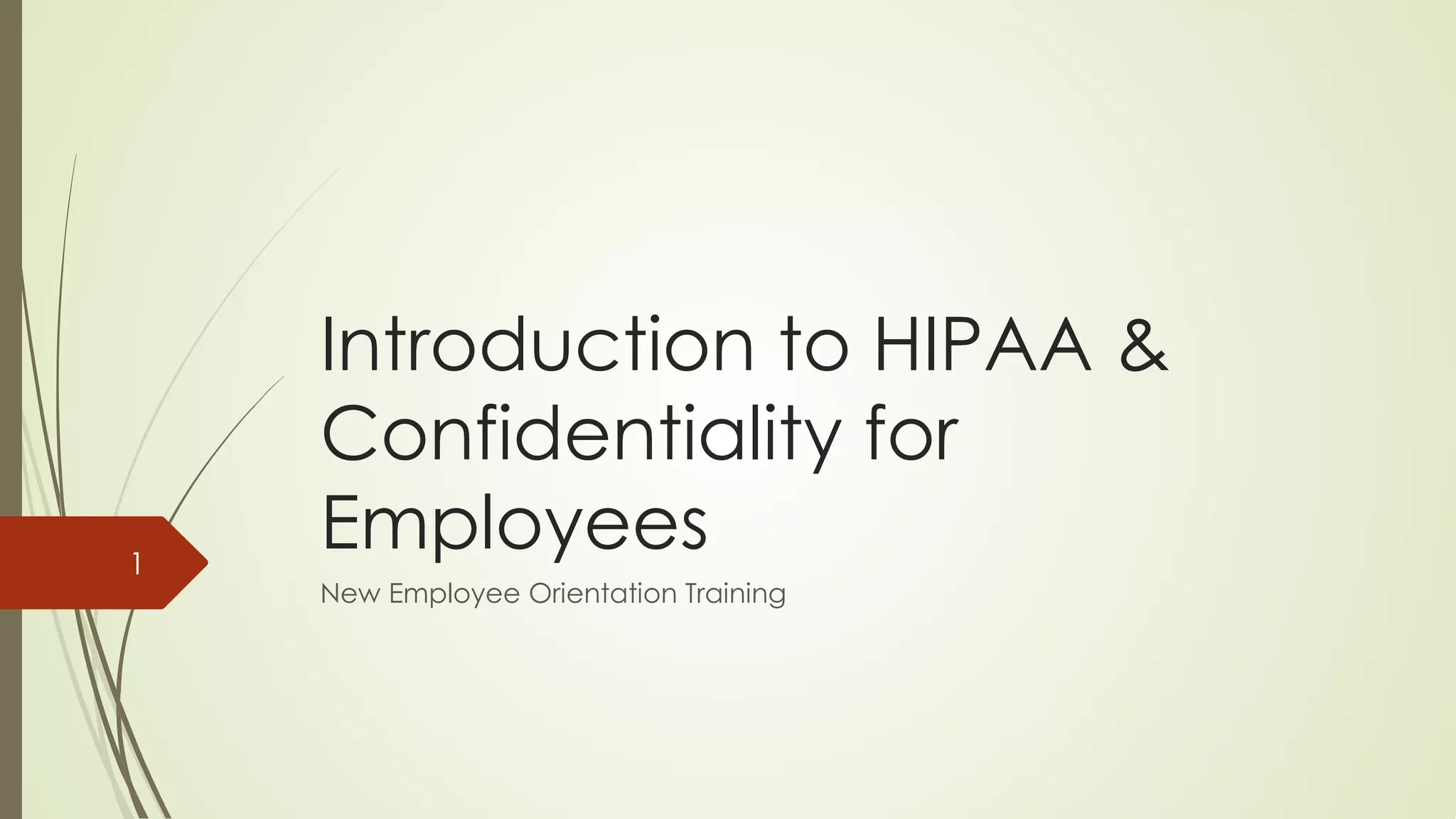 Introduction to HIPAA and Confidentiality for Employees | PDF ...
