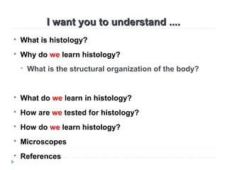 Introduction to histology | PPS