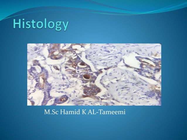 Introduction to histology | PPTX | Biological Sciences | Science