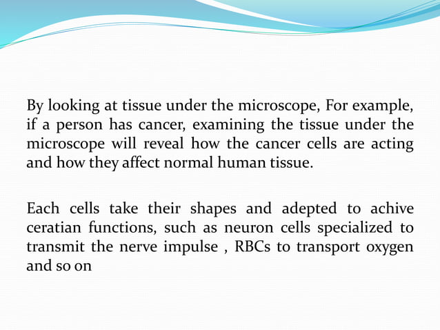 Introduction to histology | PPTX | Biological Sciences | Science