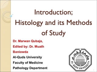 introduction to histology and its methods of study.pdf