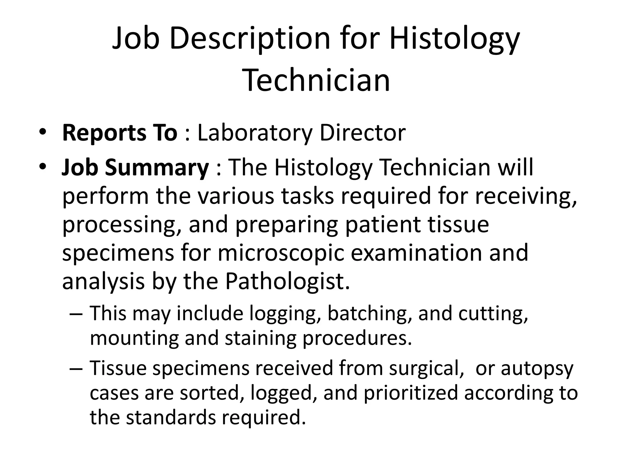 Introduction to Histopathology and Lab organization.pptx