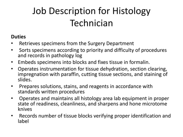 Introduction to Histopathology and Lab organization.pptx | First Aid ...