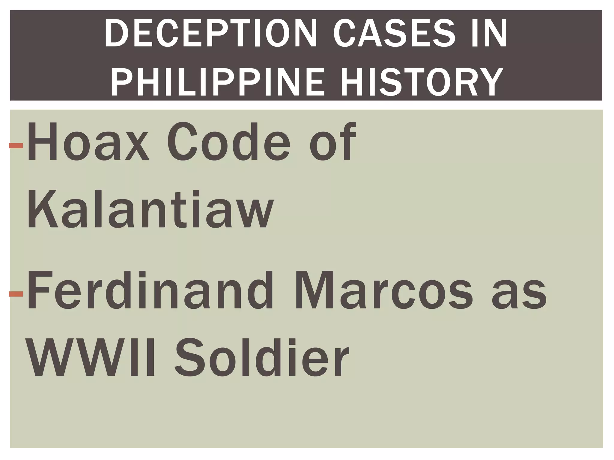 Readings in Philippine History - Introduction to Philippine History | PPTX