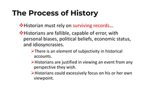 INTRODUCTION TO HISTORY (readings of philippine history) | PPT