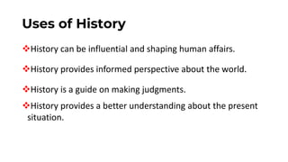 INTRODUCTION TO HISTORY (readings of philippine history) | PPT