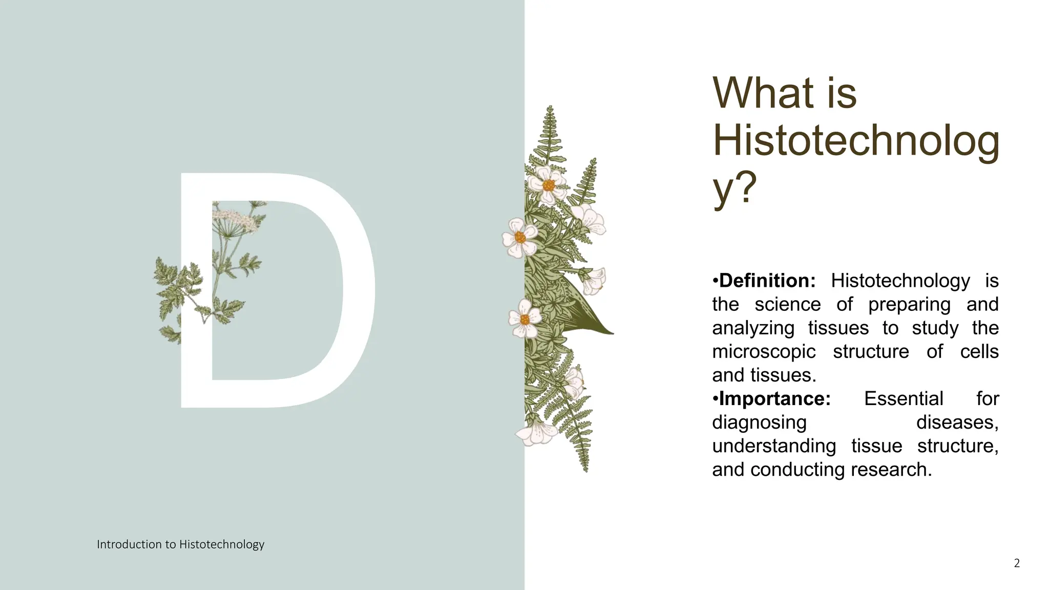 Introduction to Histotechnology.pptx.... | PPTX