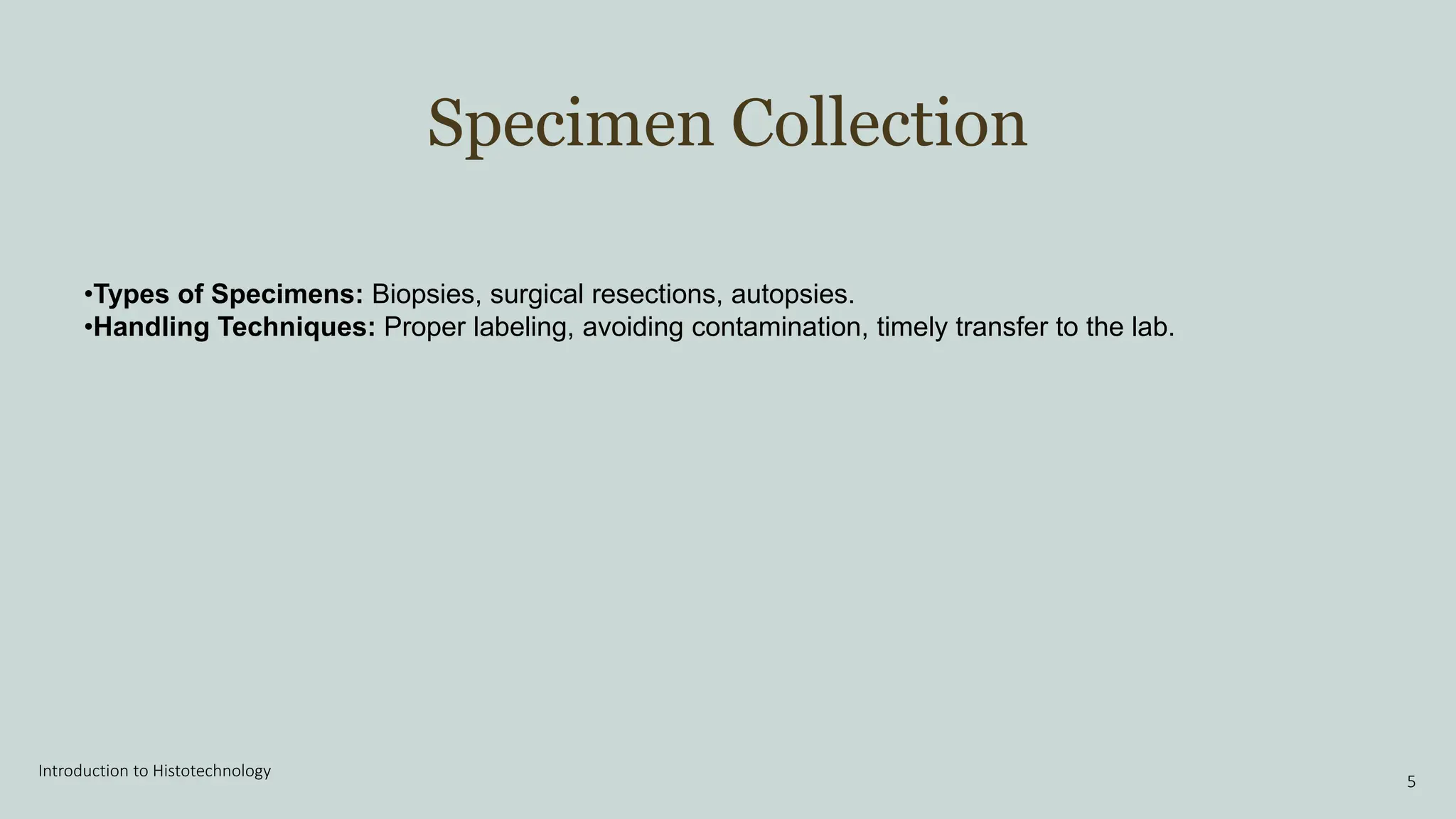 Introduction to Histotechnology.pptx.... | PPTX