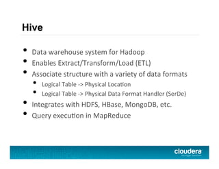 Introduction to Hive and HCatalog | PDF