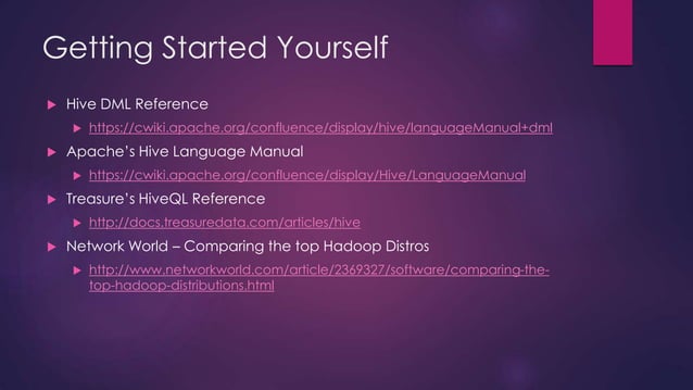Introduction to HiveQL | PPTX