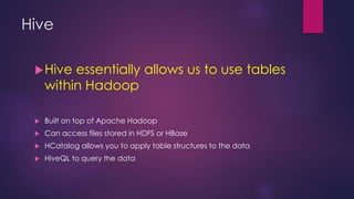 Introduction to HiveQL | PPTX