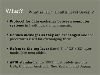 Introduction to hl7 | PPT