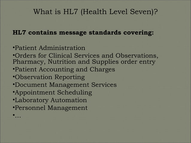 Introduction to hl7 | PPT