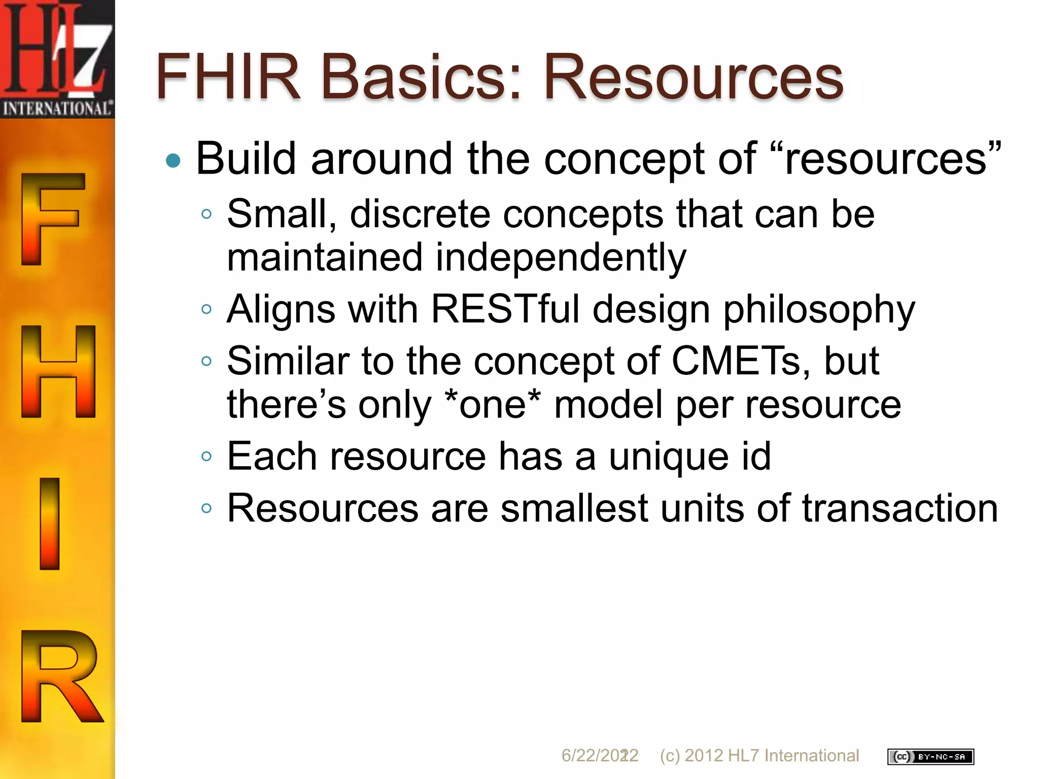 Introduction to HL7 FHIR | PPTX