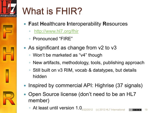 Introduction to HL7 FHIR | PPTX | Desktop Publishing | Computer Software and Applications