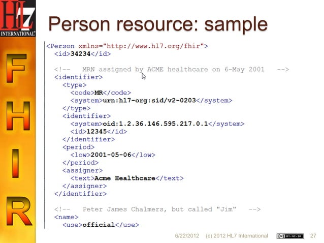 Introduction to HL7 FHIR | PPTX | Desktop Publishing | Computer Software and Applications