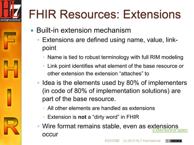 Introduction to HL7 FHIR | PPTX | Desktop Publishing | Computer Software and Applications