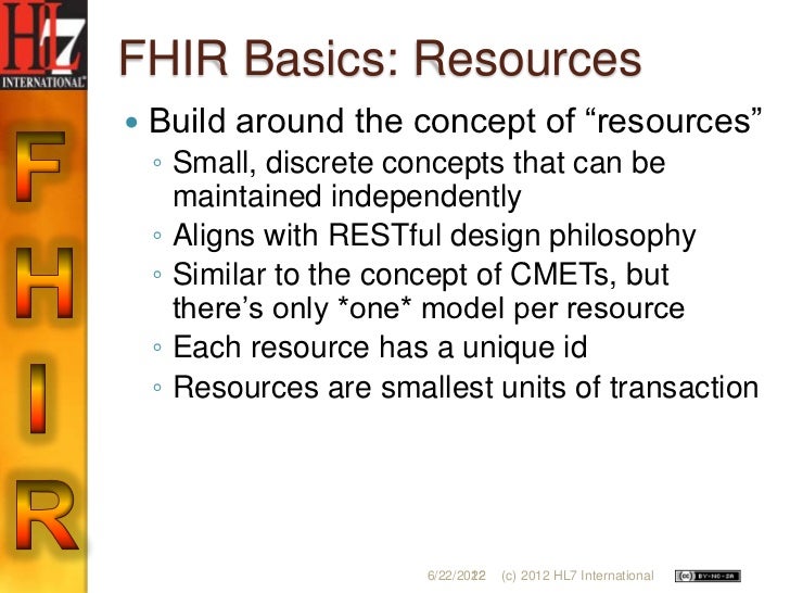 Introduction to HL7 FHIR