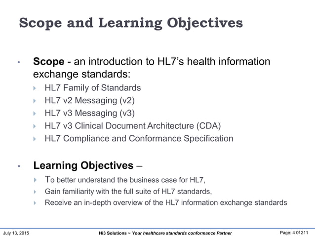 Introduction to hl7 v2 | PPTX