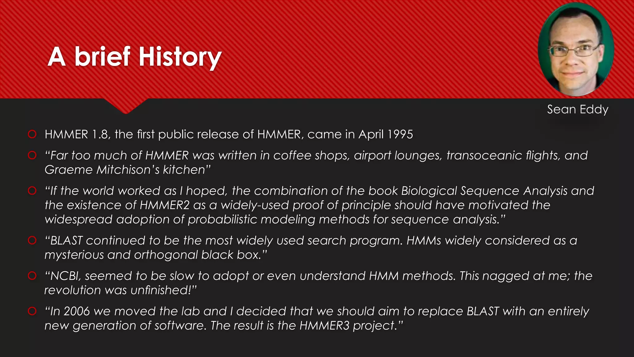Introduction to HMMER - A biosequence analysis tool with Hidden Markov ...