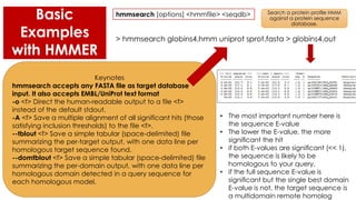 Introduction to HMMER - A biosequence analysis tool with Hidden Markov Models | PPTX | Databases ...