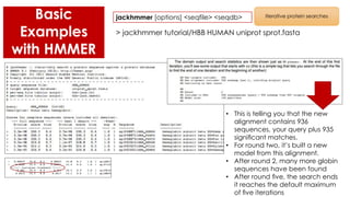 Introduction to HMMER - A biosequence analysis tool with Hidden Markov ...