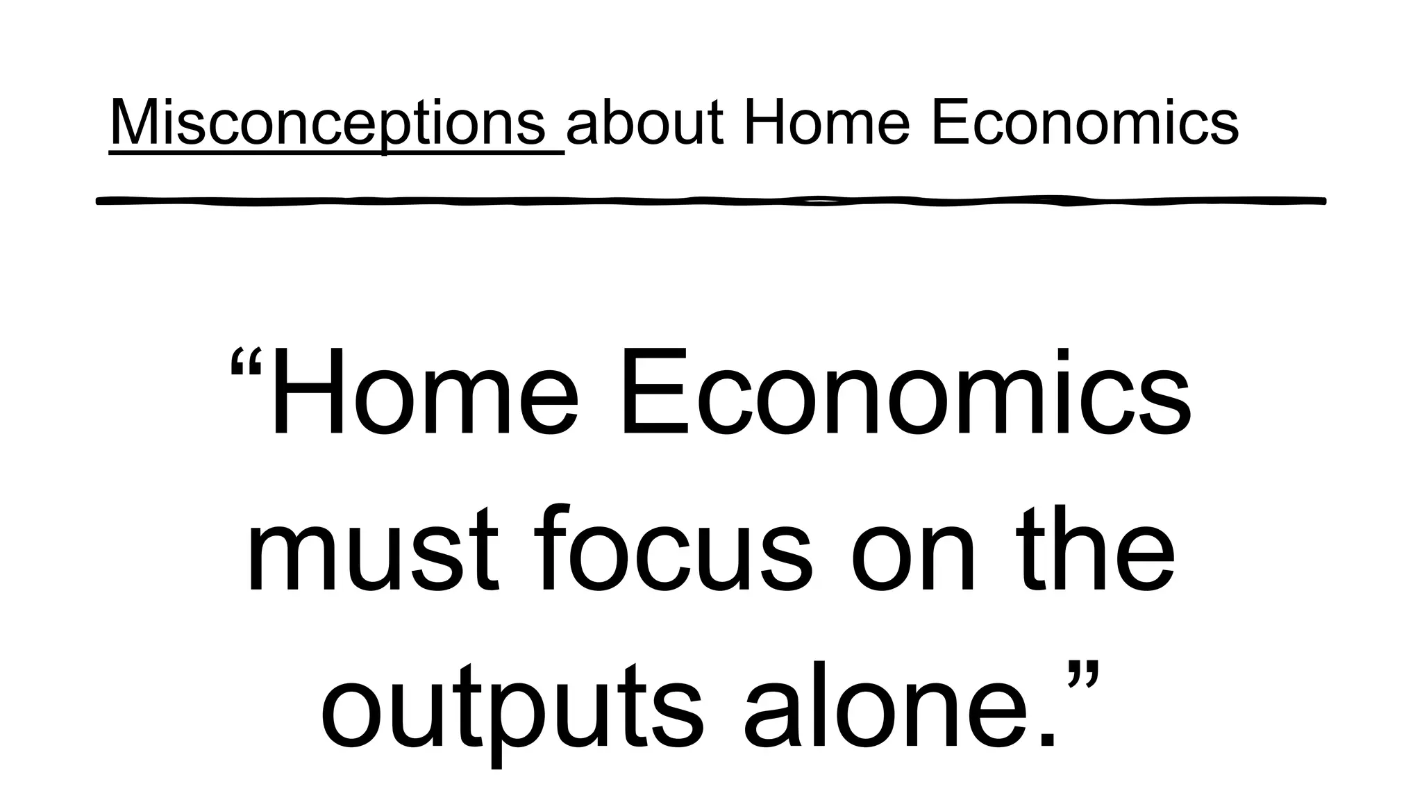 Introduction to Home Economics Literacy | PPTX | Education