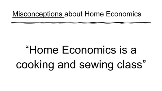 Introduction to Home Economics Literacy | PPTX | Education