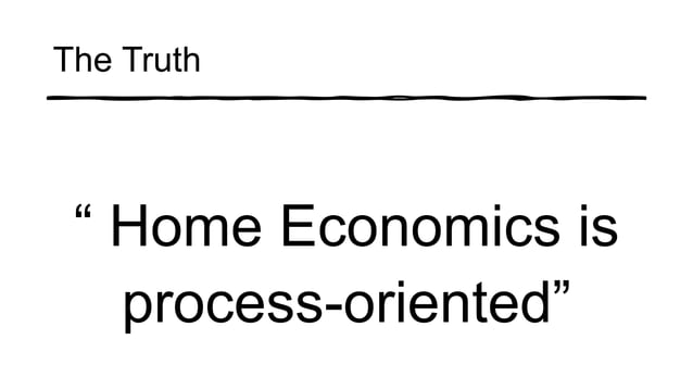 Introduction to Home Economics Literacy | PPTX | Education